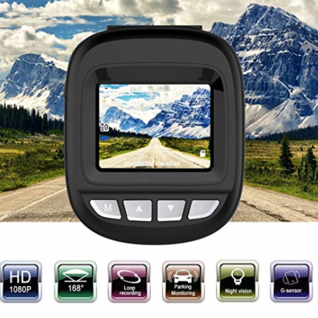 Xuanpad S3 Mini Dash Cam, Full HD 1080P Car Camera with 168° Wide Angle ...
