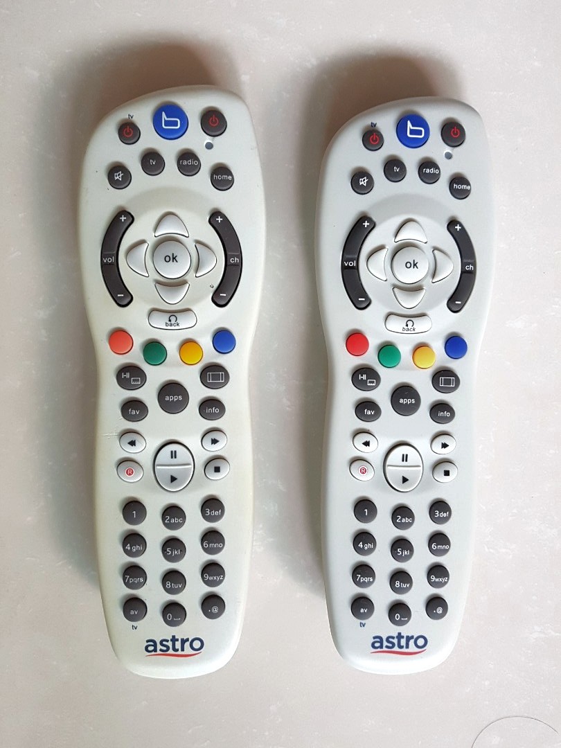 ASTRO Remote Control Original (1 LEFT), TV & Home Appliances, TV ...