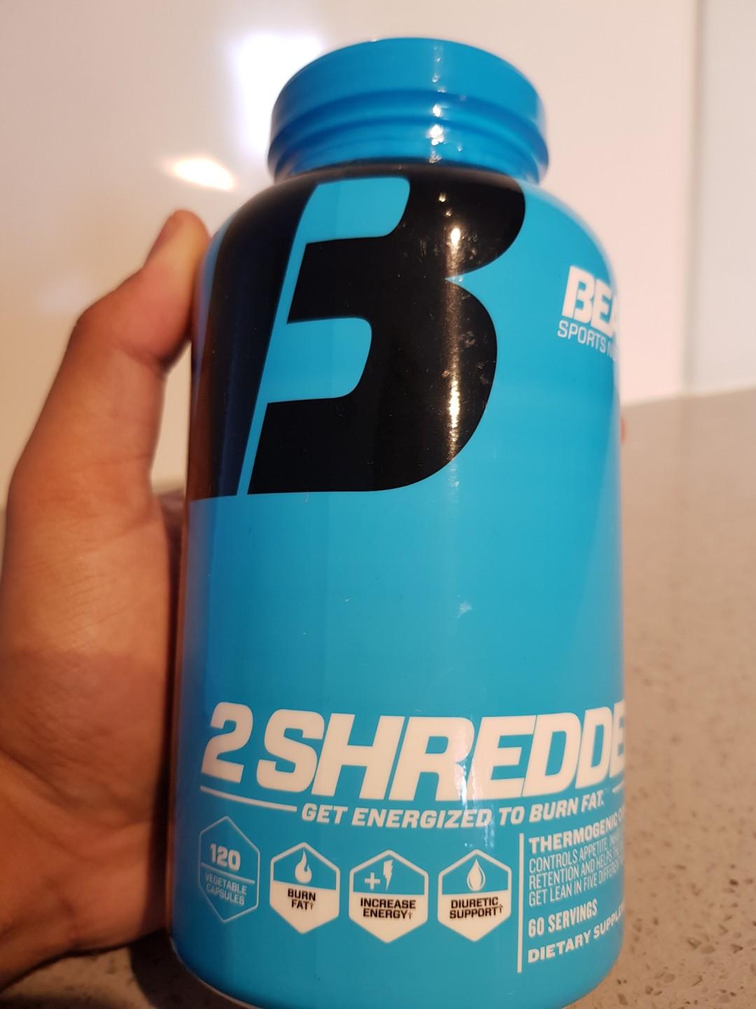 Beast 2 Shredded FAT BURNER (120 Veg Capsules), Health & Nutrition ...