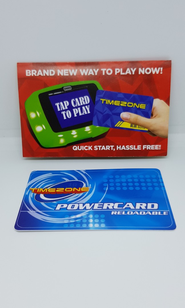 Brand New Timezone Time Zone Arcade VIP Blue Elite Power Card ...