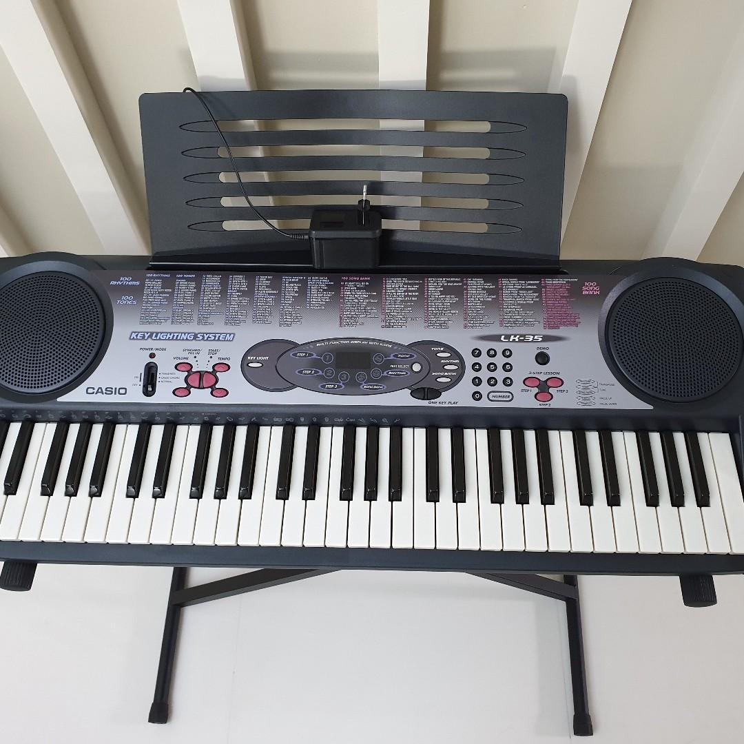 CASIO LK35 61-key Lighted Electrical Keyboard, Hobbies & Toys, Music ...