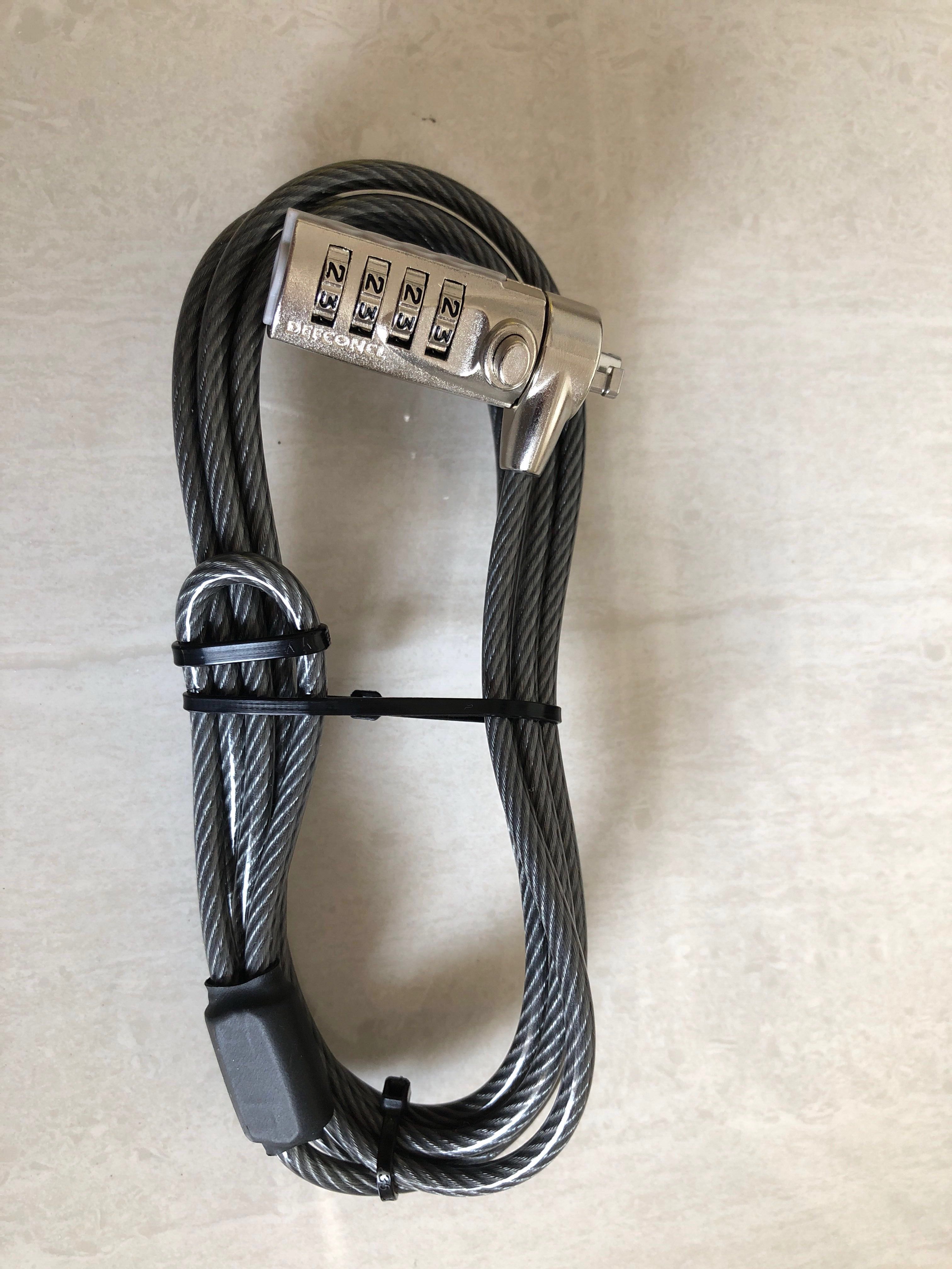 Defcon CL Laptop Cable Lock, Computers & Tech, Parts & Accessories ...