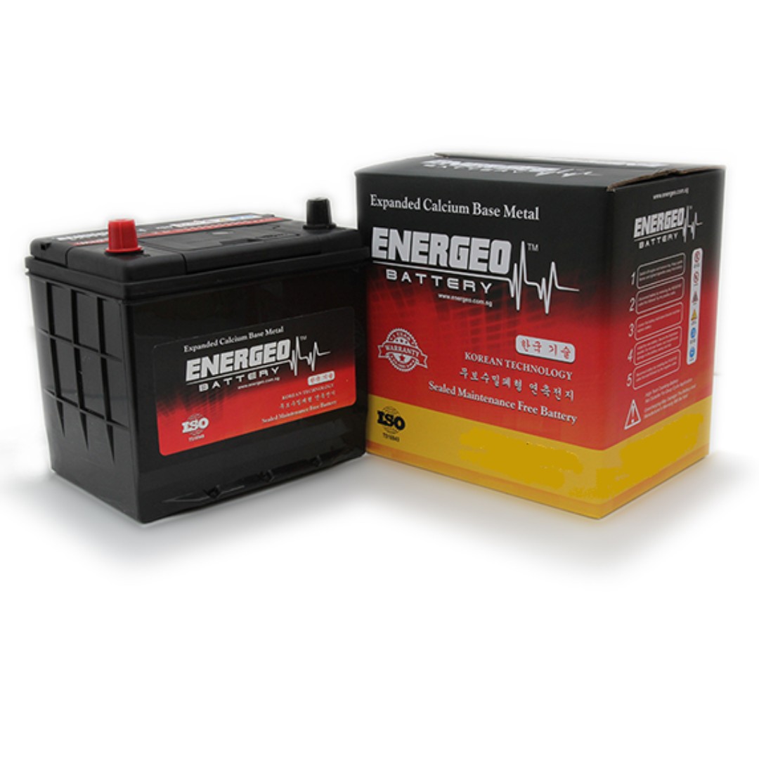 Energeo Battery For Japanese & Korean Vehicles Maintenance Free Car ...