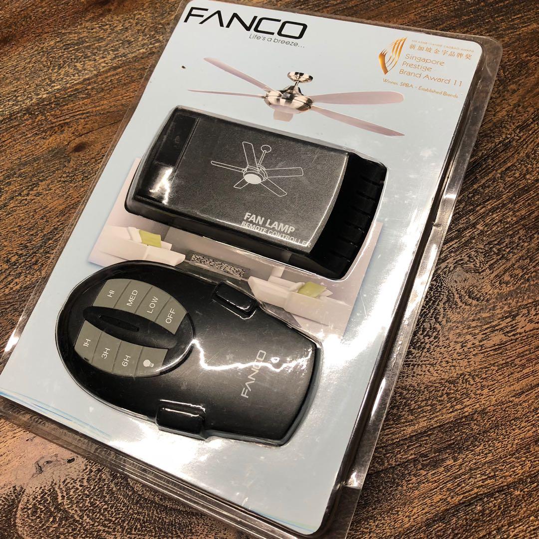 Fanco Fan Lamp Remote Control, Furniture & Home Living, Lighting & Fans ...