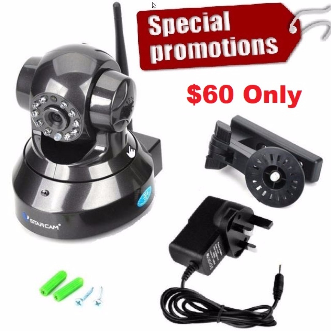 HD 720P VStarcam C7837WIP-Plus wireless IP Camera (2.8mm) Wider Angle ...