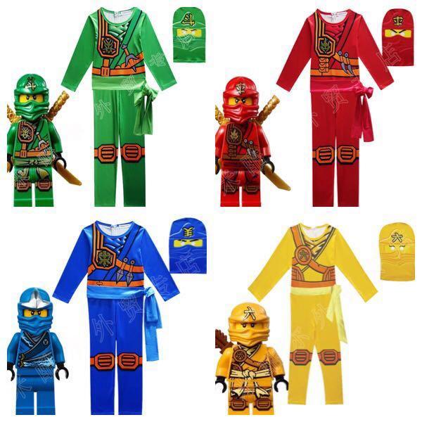 Ninja Costume Kids Ninjago Costume – Japanese Fighter Ninja Outfit For ...