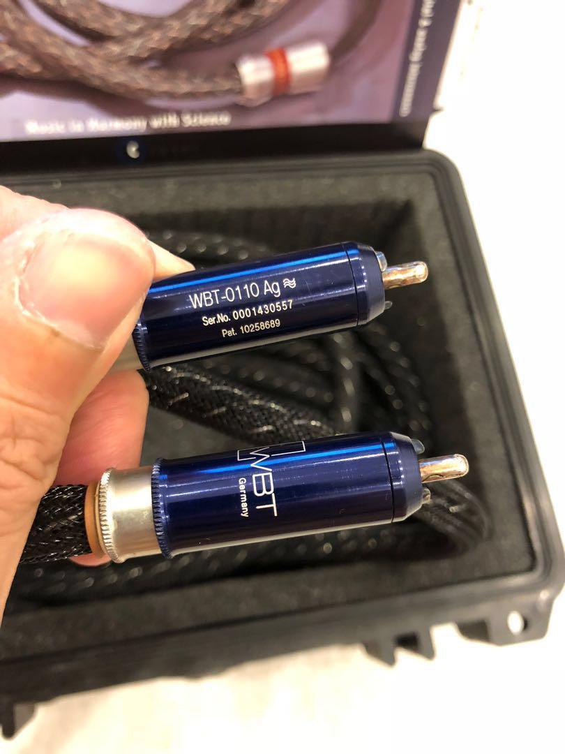 Kimber Select KS-1030 1.5m WBT Ag interconnects, Audio, Other Audio ...