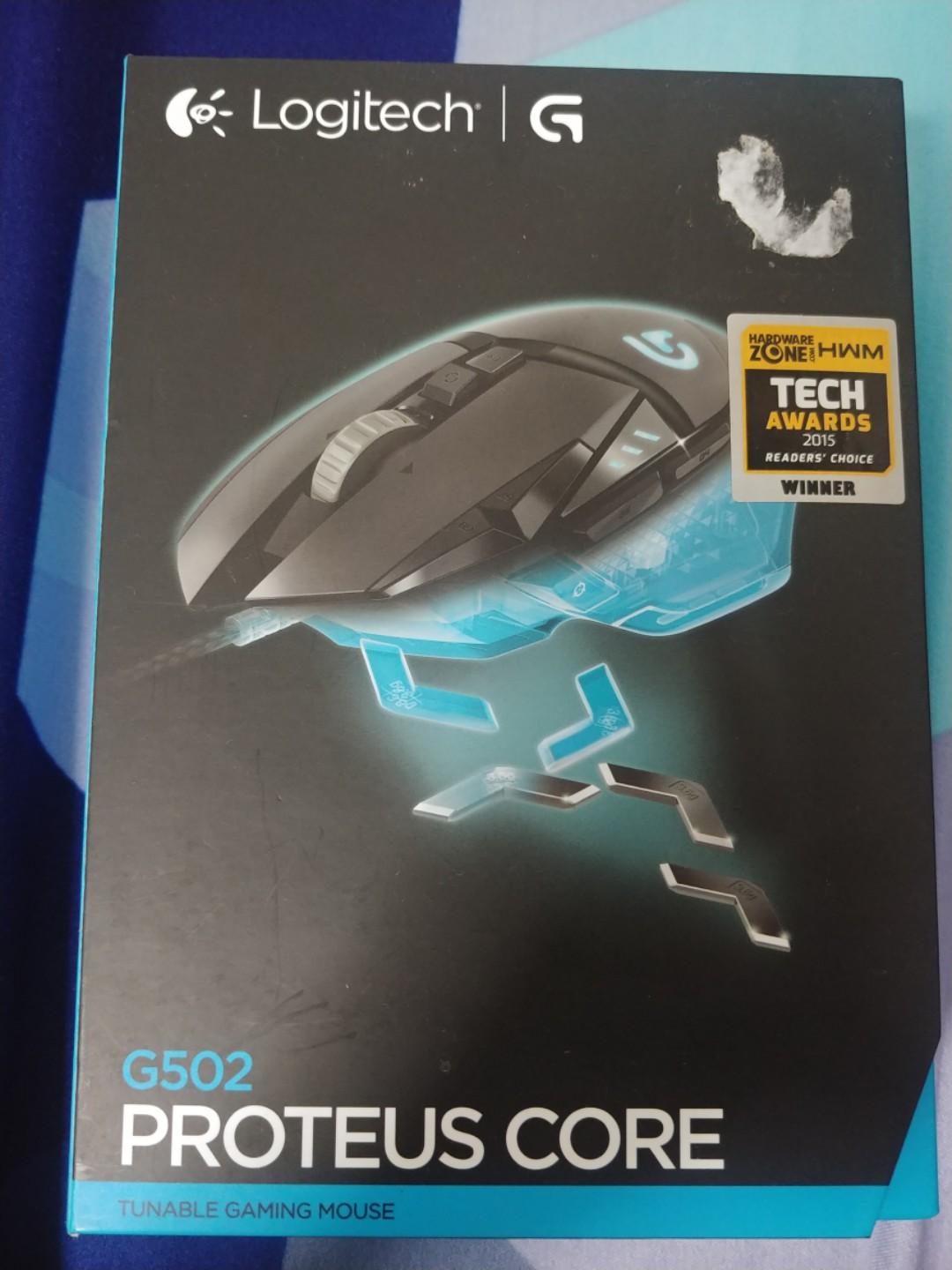 Logitech G502 Proteus Core Gaming Mouse, Computers & Tech, Parts ...