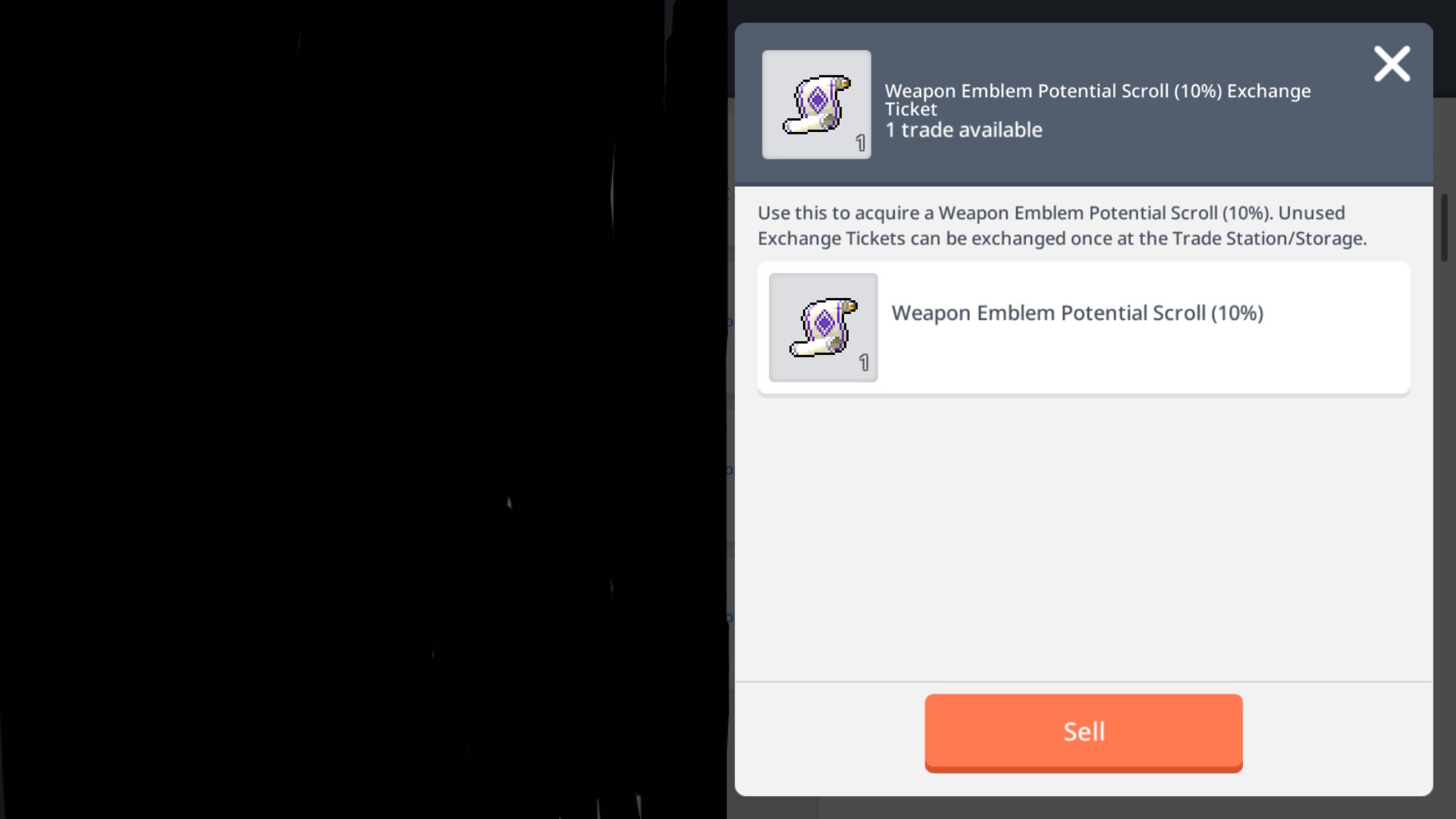 MapleStoryM emblem scroll, Video Gaming, Gaming Accessories, Game Gift ...