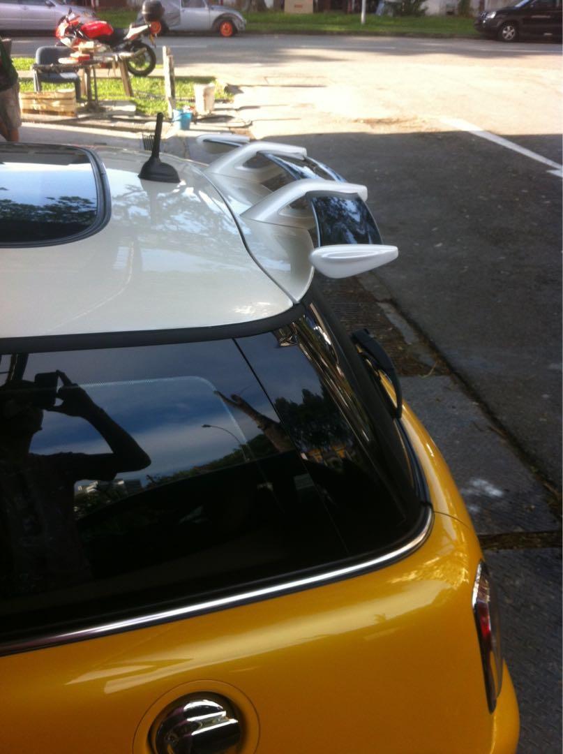 Mini Cooper R56 JCW carbon fiber spoiler, Car Accessories, Accessories ...