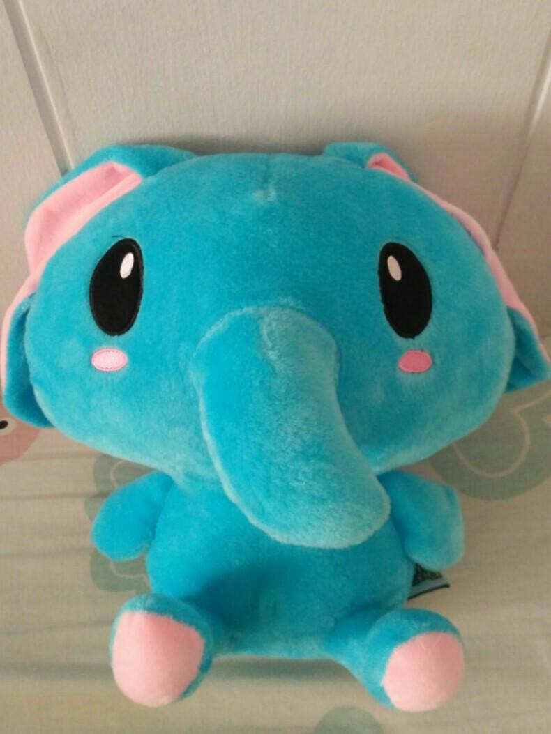 Mini Toons elephant plush, Hobbies & Toys, Toys & Games on Carousell