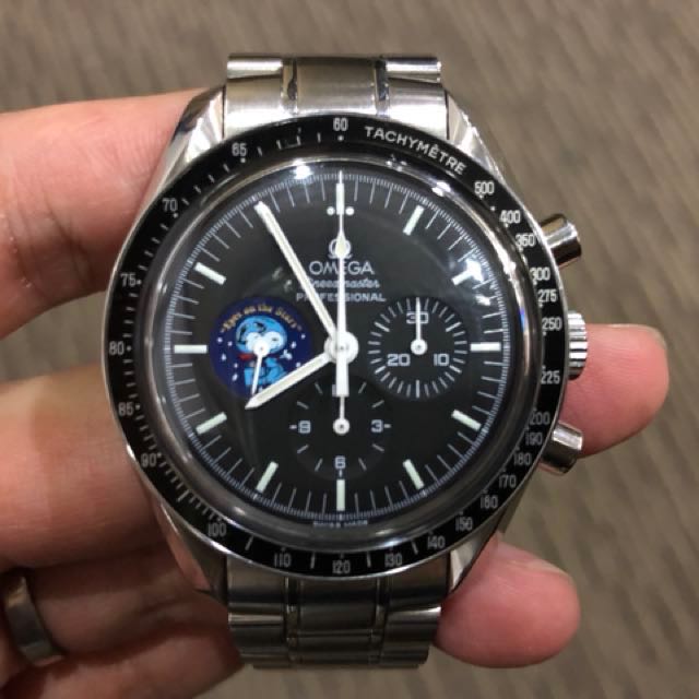 Omega Speed Master Snoopy, Luxury, Watches on Carousell