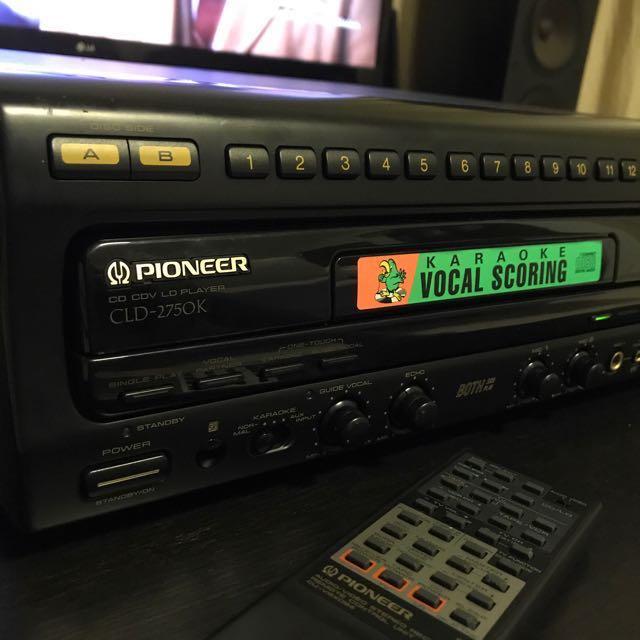 Pioneer CD CDV LD Player CLD-2750K laser disk player, TV & Home ...