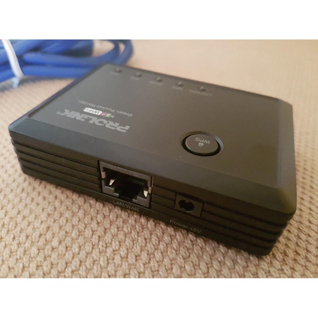 Prolink Wireless N Green Pocket Ap Router Wnr1004 Computers And Tech Parts And Accessories