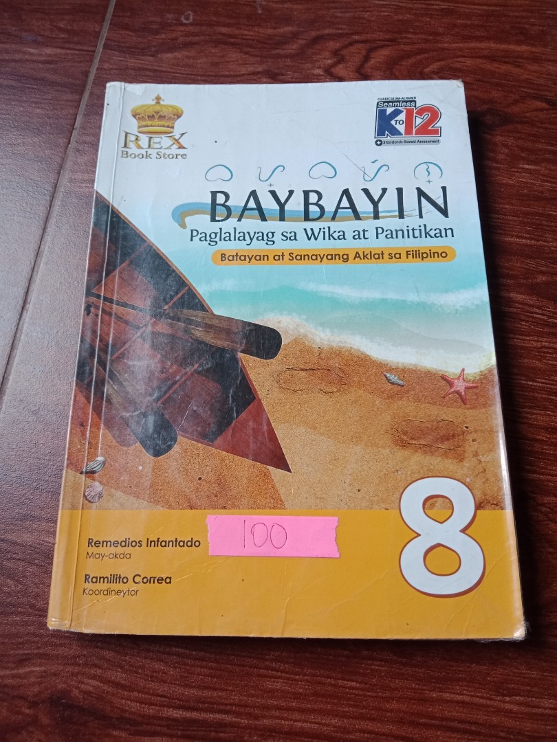 Rex Bookstore Baybayin (Grade 8 Book), Hobbies & Toys, Books ...