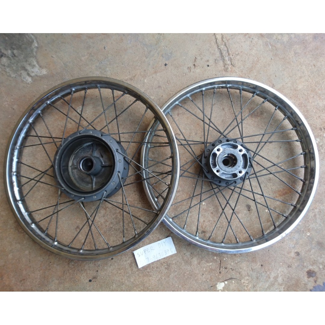 Rim Lidi lagenda LC Y110 SS rim 17" ori yamaha 17" 17 inch, Motorbikes ...