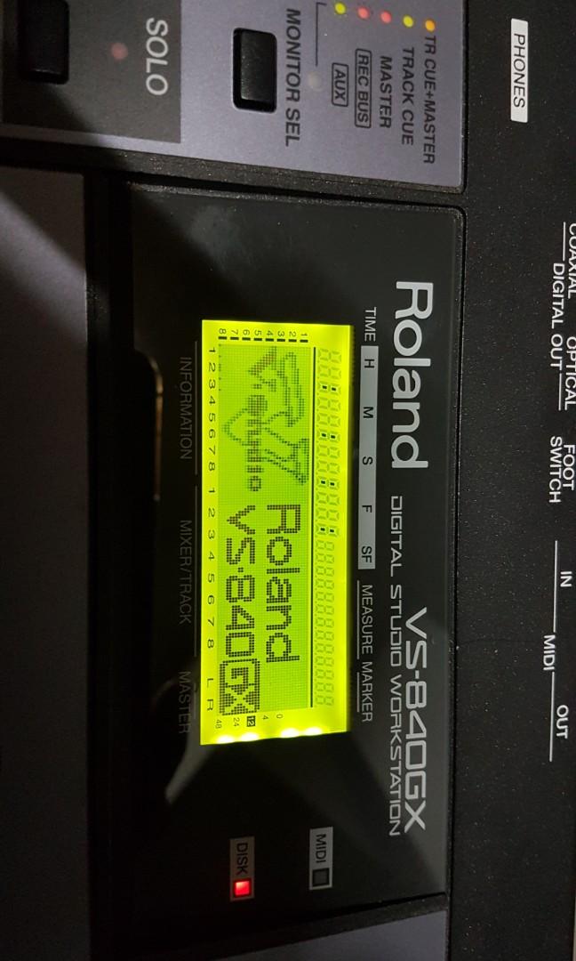 roland vs 840gx digital mixer studio workstation, Hobbies & Toys, Music ...