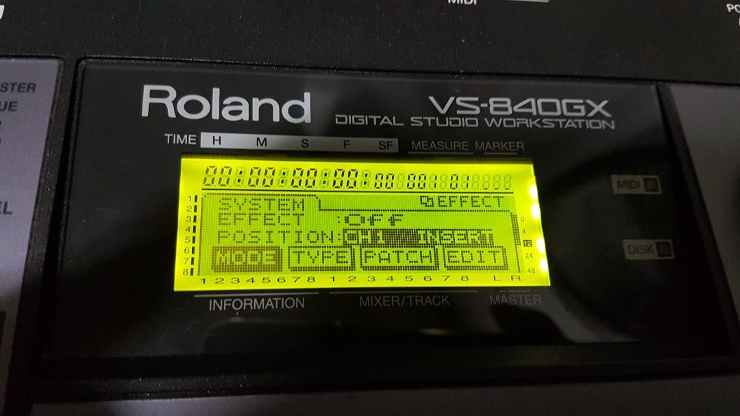 roland vs 840gx digital mixer studio workstation, Hobbies & Toys, Music ...