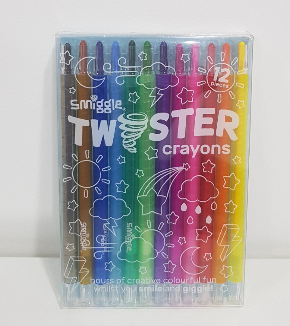SMIGGLE TWISTED CRAYONS, Hobbies & Toys, Stationary & Craft, Craft ...