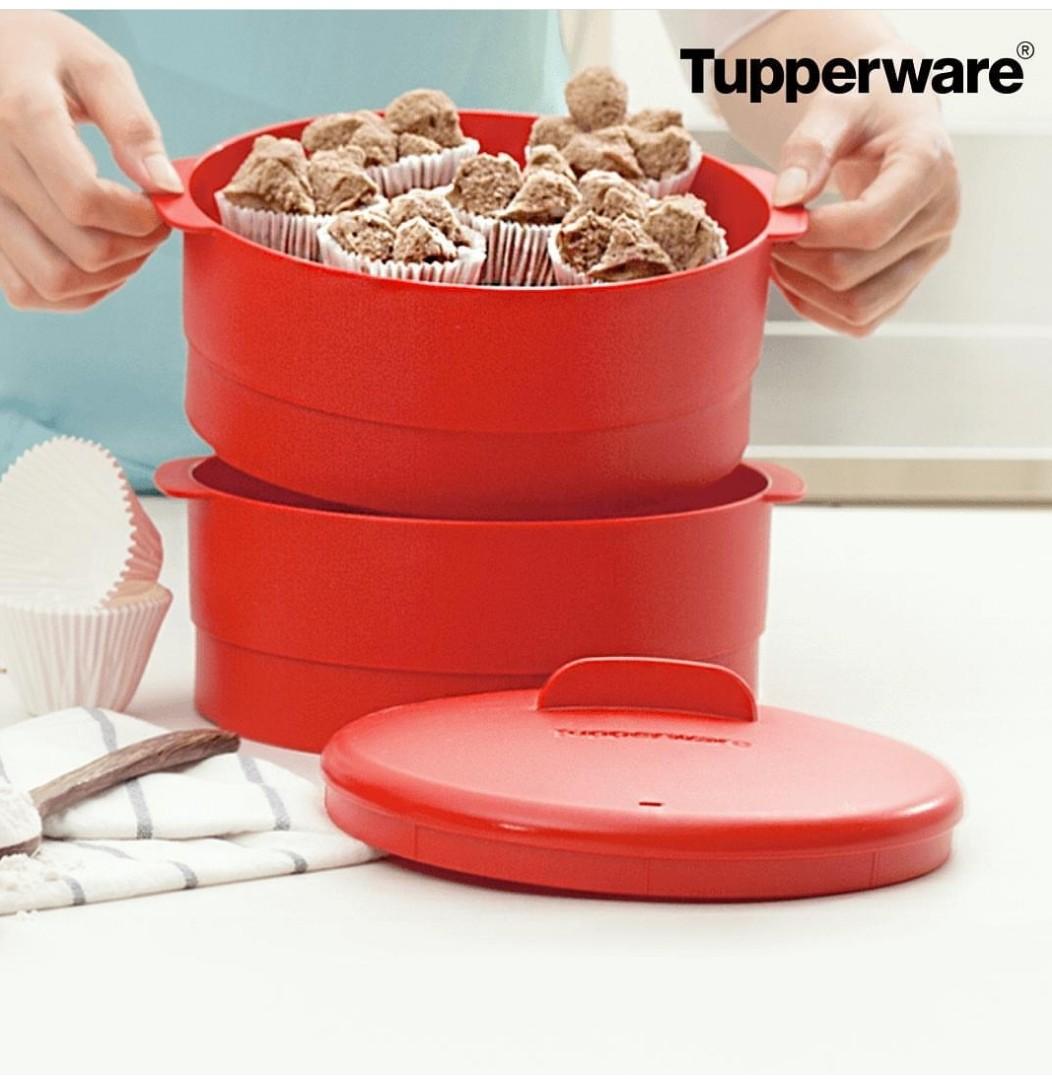 Tupperware Steam It (Red), Furniture & Home Living, Kitchenware ...
