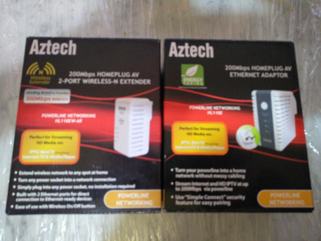 Wifi Repeater -Aztech HL 110E & HL110EW- AR, Electronics, Computer ...