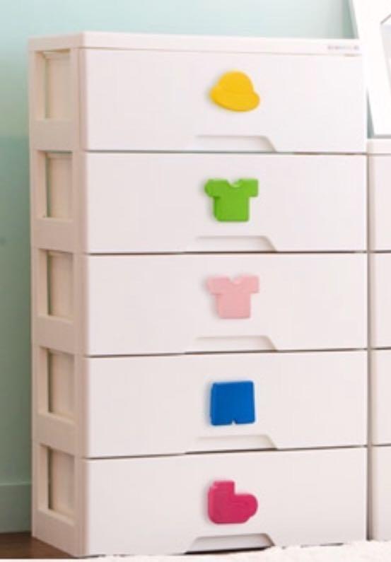 5 tier kids plastic drawer, Babies & Kids, Baby Nursery & Kids ...