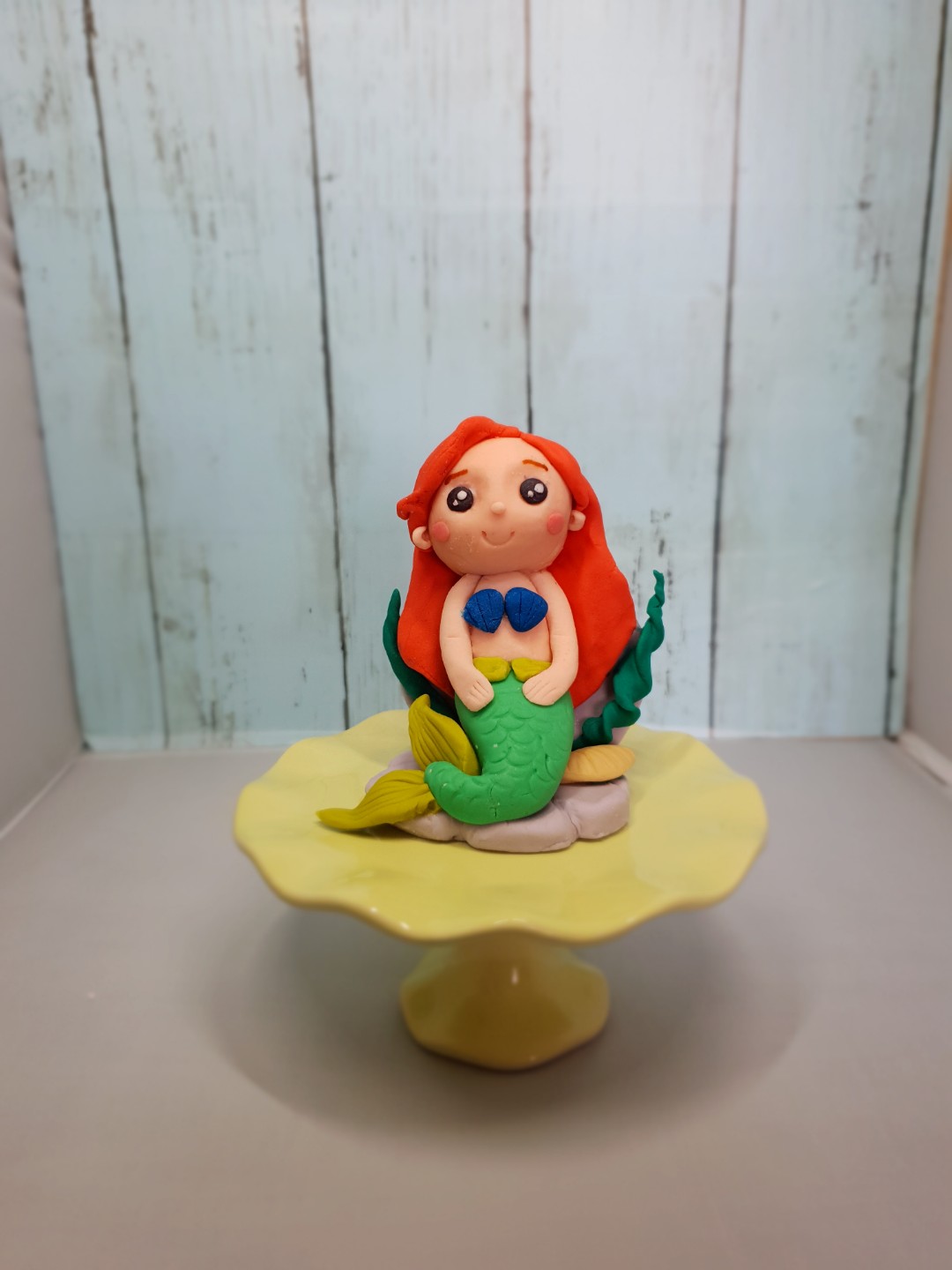 Ariel Mermaid topper (gumpaste), Hobbies & Toys, Stationery & Craft ...