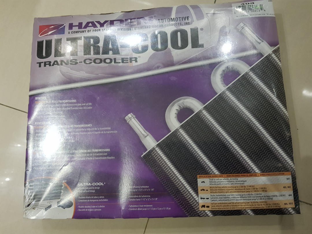 Auto transmission cooler hayden 403, Car Accessories, Accessories on ...