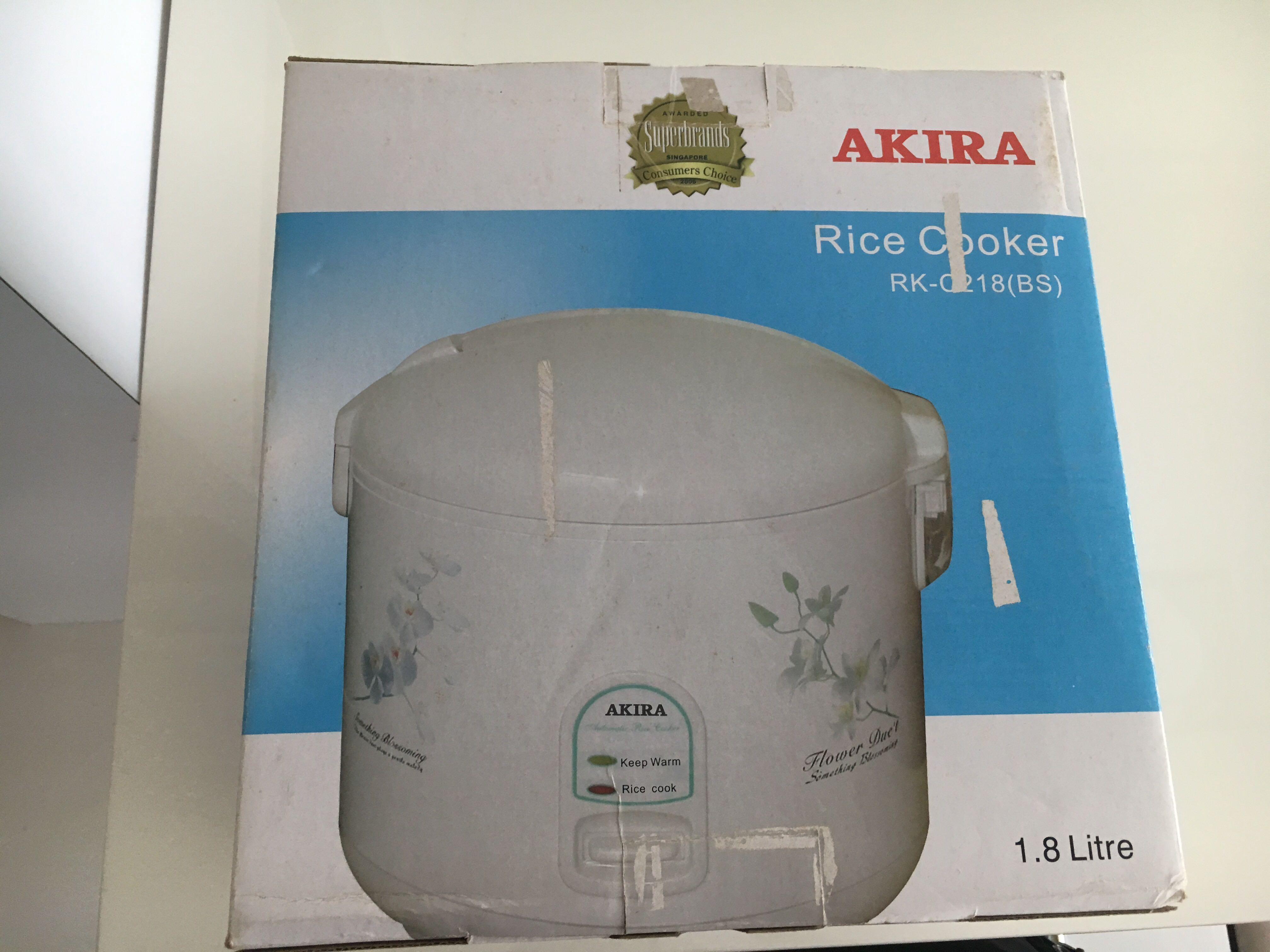 Brand new Akira rice cooker, TV & Home Appliances, Kitchen Appliances ...