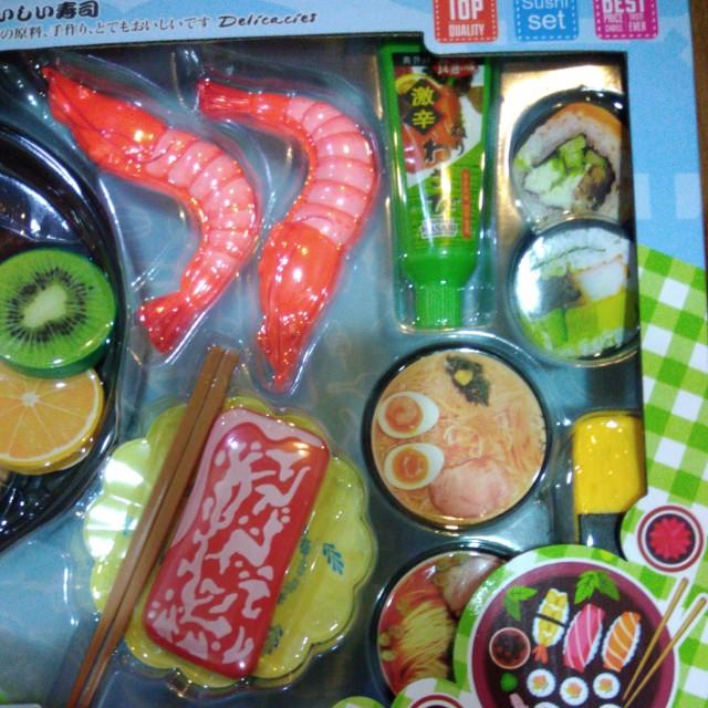 BRANDNEW SUSHI JAPANESE FOOD TOY SET with CHOPSTICKS, Everything Else ...
