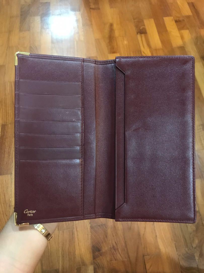 Cartier long wallet, Luxury, Bags & Wallets on Carousell