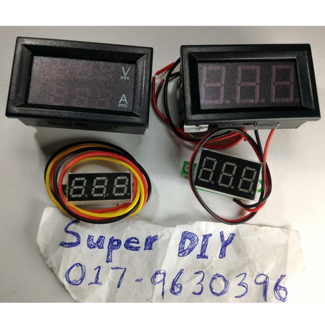 Digital LCD Voltmeter AC 220~240V tester 0.56"inch, Health & Nutrition ...