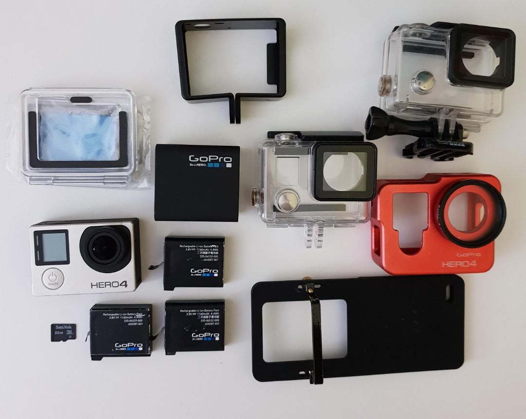 GoPro Hero 4 Silver, Photography, Cameras on Carousell