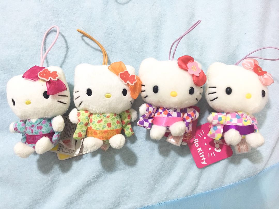 Hello Kitty Dolls (4 in a set), Hobbies & Toys, Toys & Games on Carousell