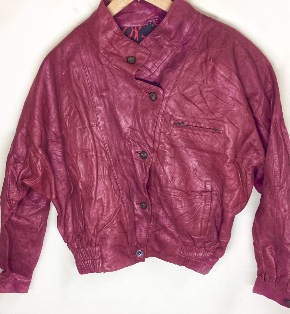 Jaket kulit, Men's Fashion, Coats, Jackets and Outerwear on Carousell