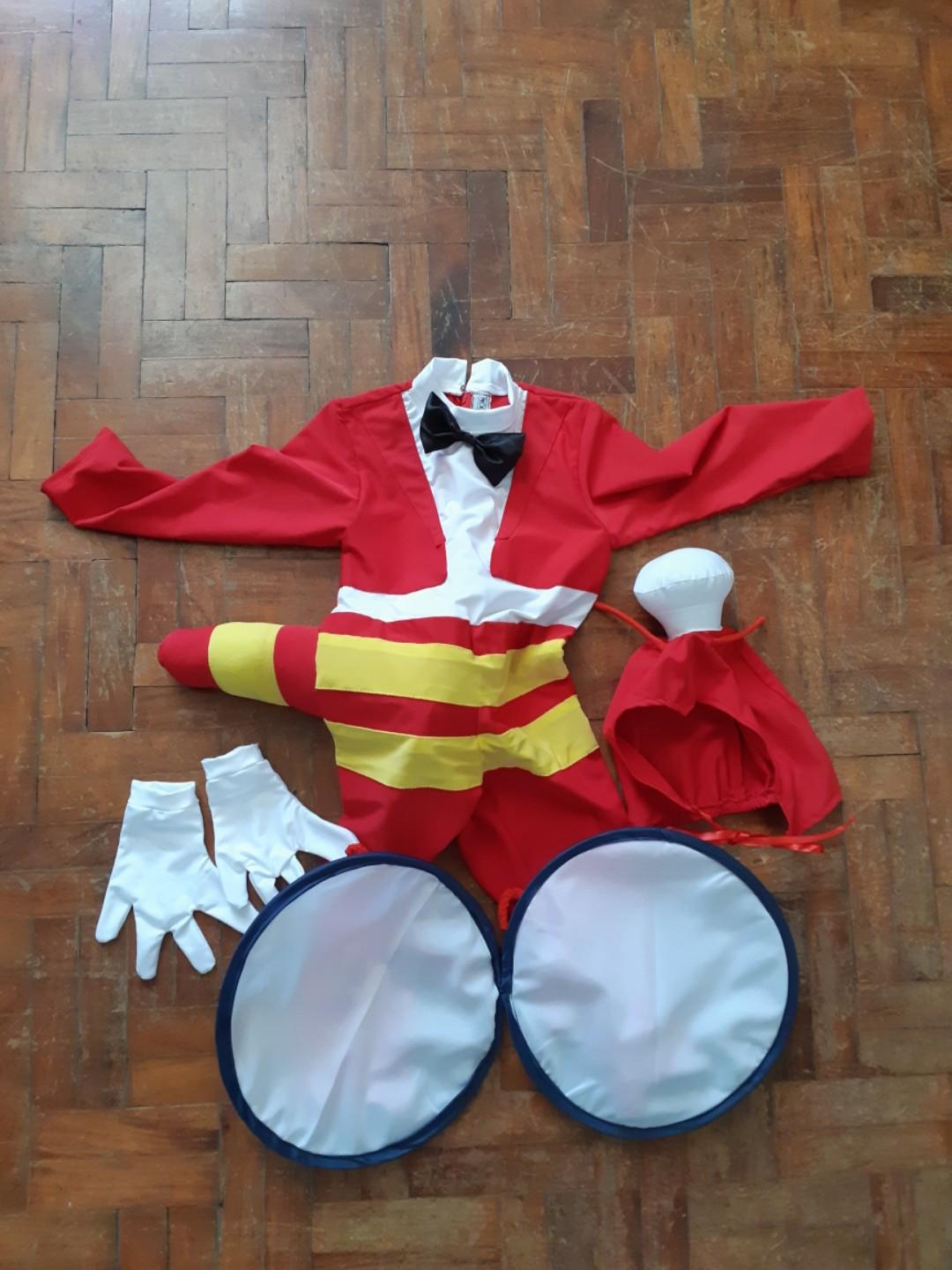 Jollibee costume, Babies & Kids, Babies & Kids Fashion on Carousell
