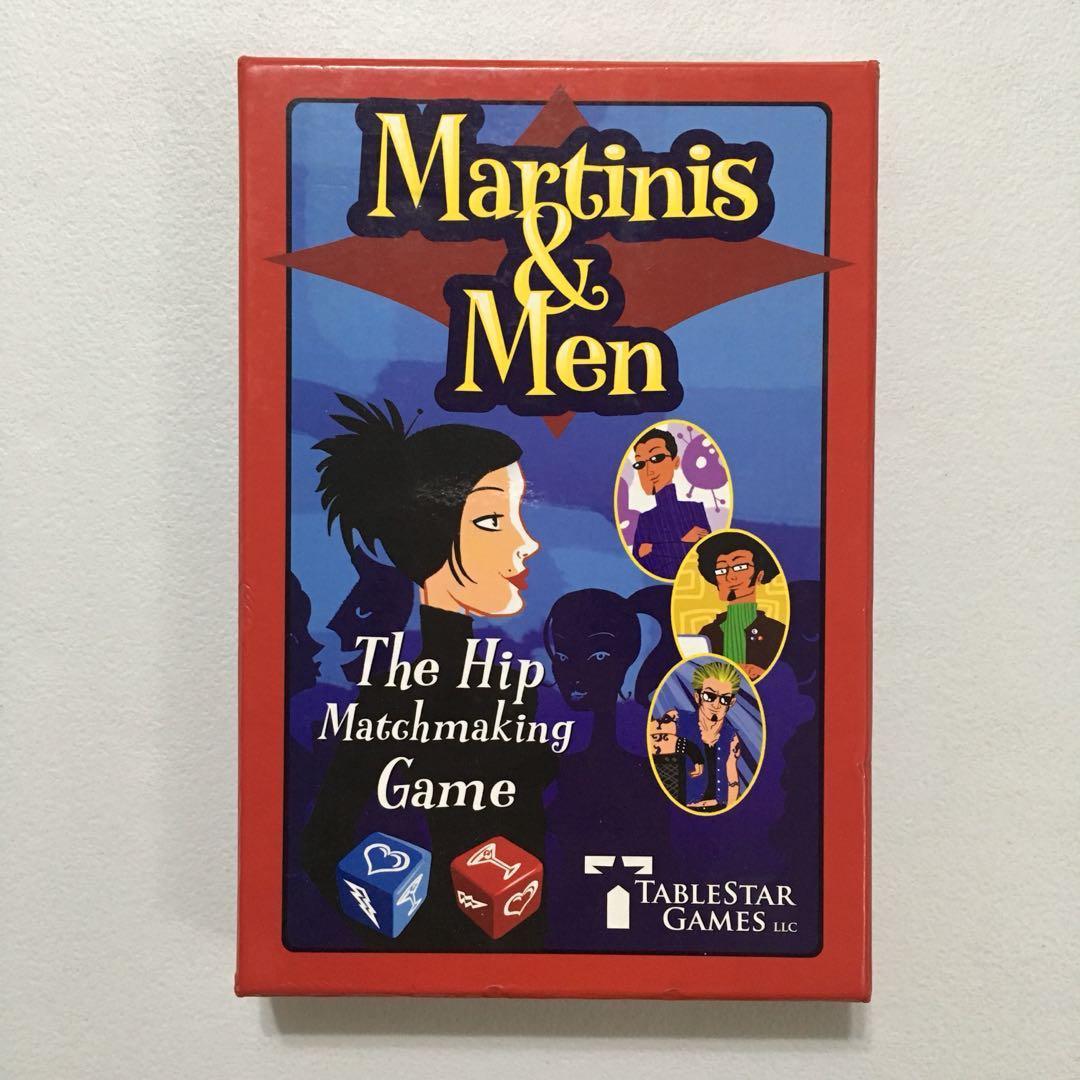 Martinis & Men boardgame 桌遊 party game 男女配對遊戲, 興趣及遊戲, 玩具 & 遊戲類 - Carousell