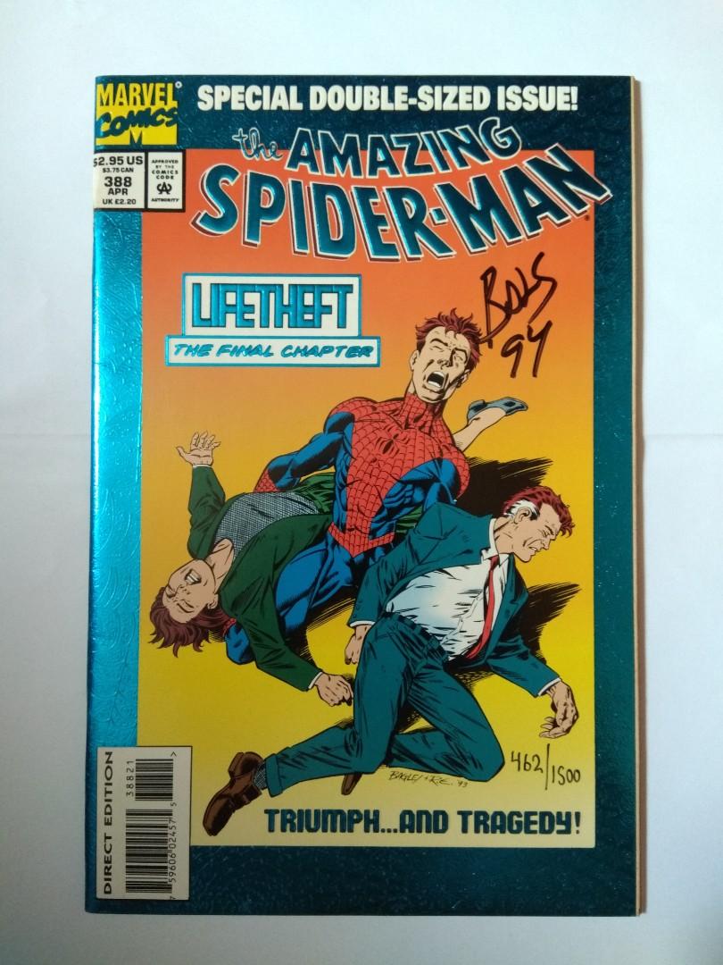 Marvel The Amazing Spider-Man Vol 1 Issue 388 Dynamic Forces Signed ...