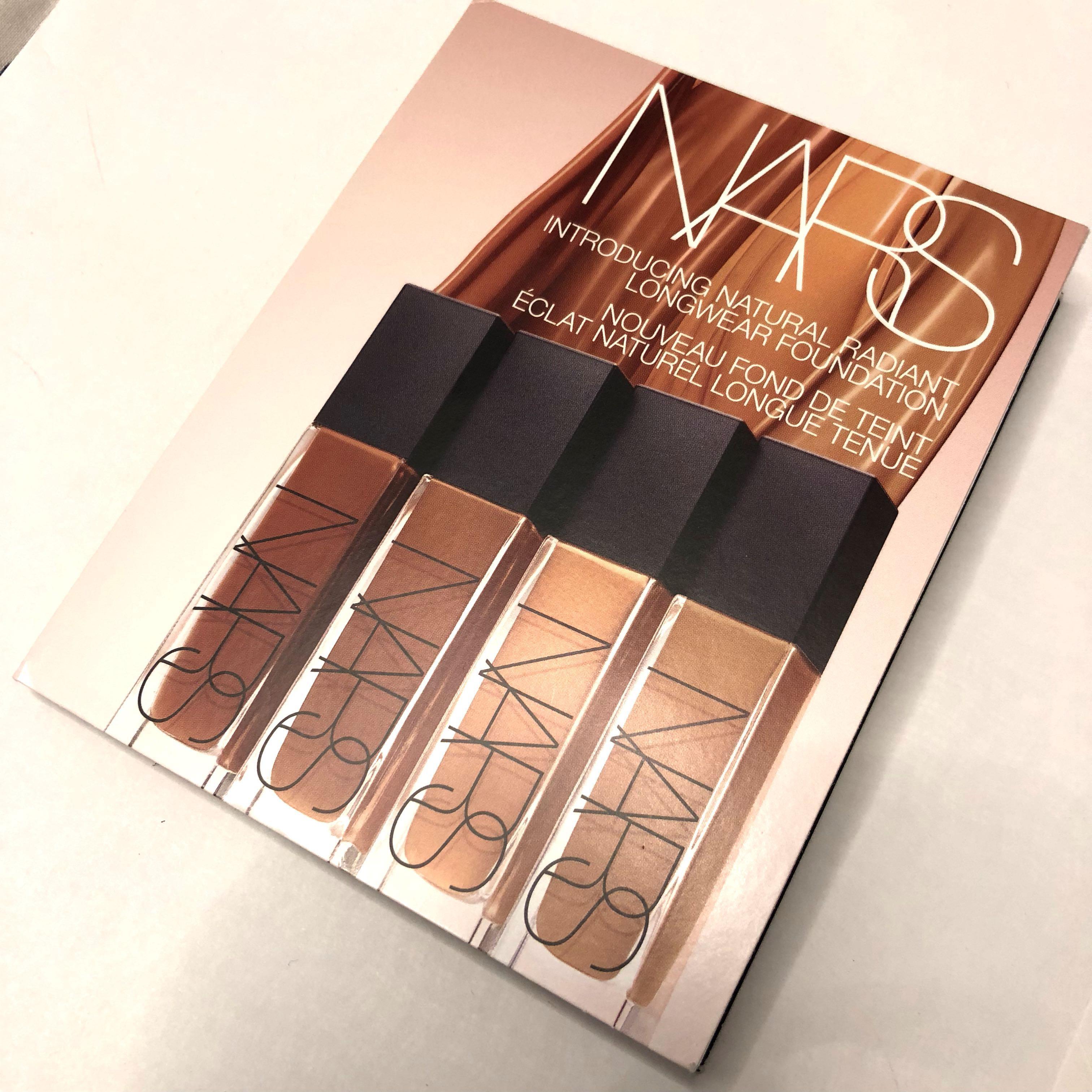 Nars Natural Radiant Longwear Foundation Sample Card, Beauty & Personal ...