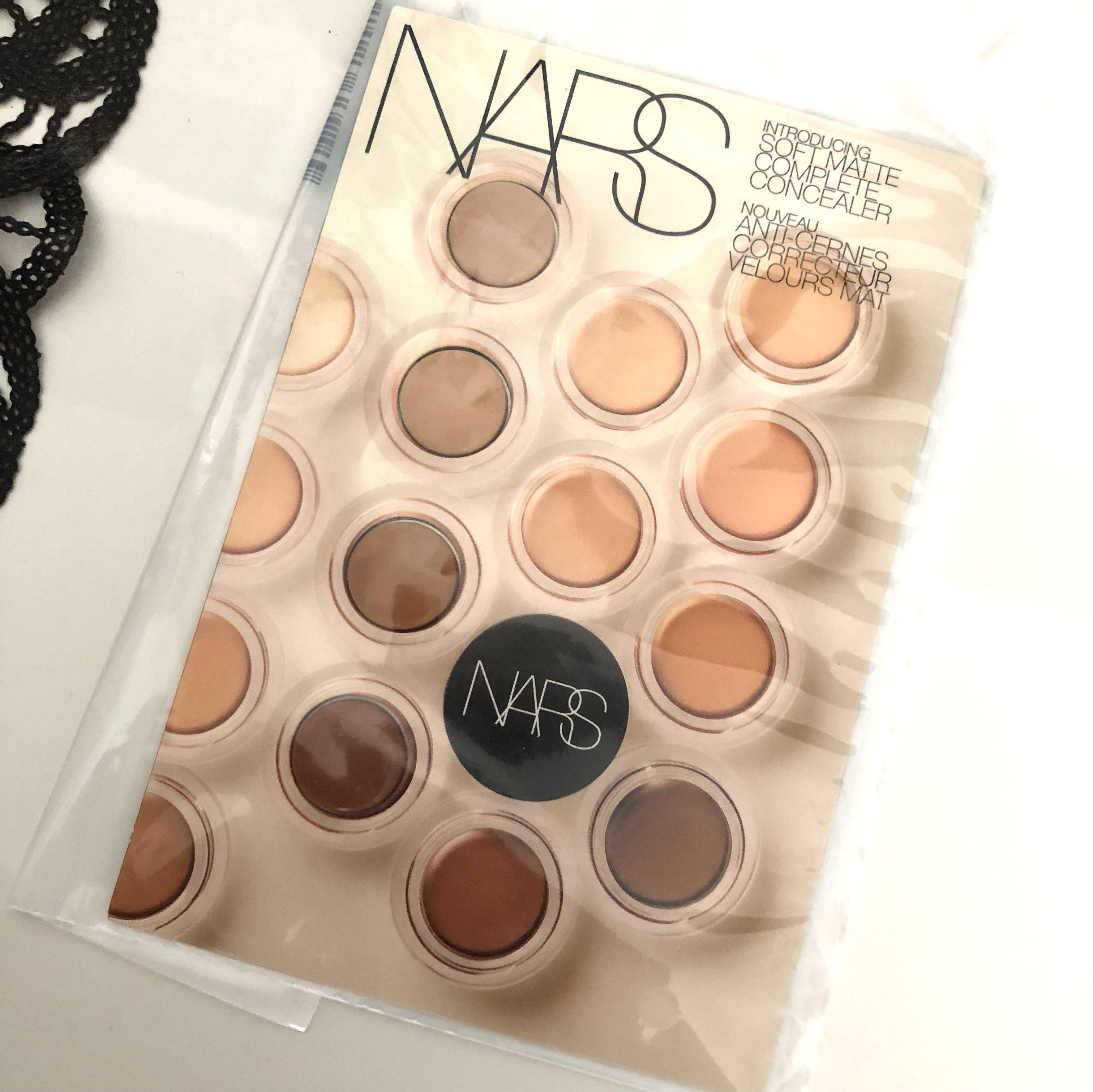 Nars Soft Matte Complete Concealer Sample Card - 4 shades, Beauty ...