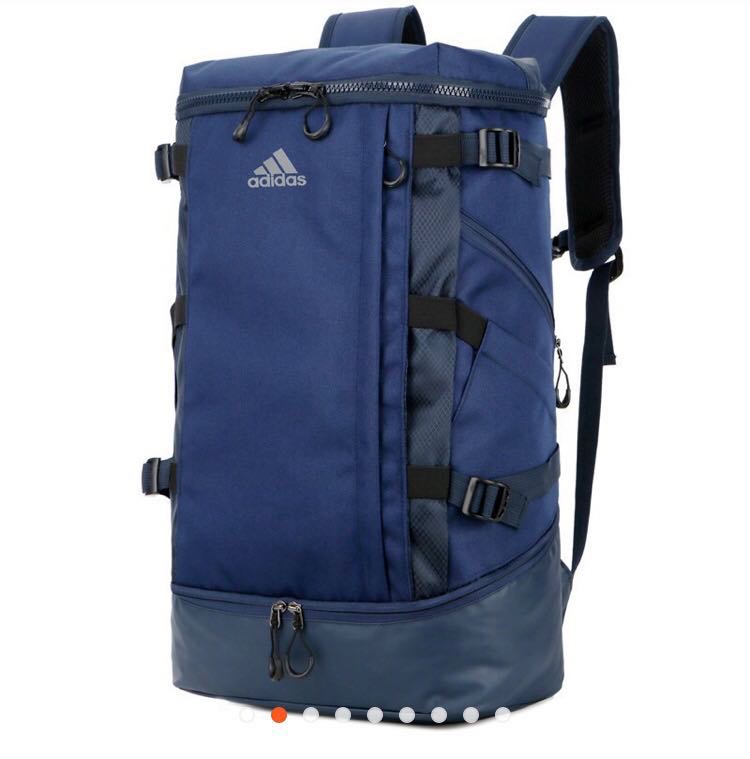 Navy blue adidas backpack, Women's Fashion, Bags & Wallets, Backpacks ...
