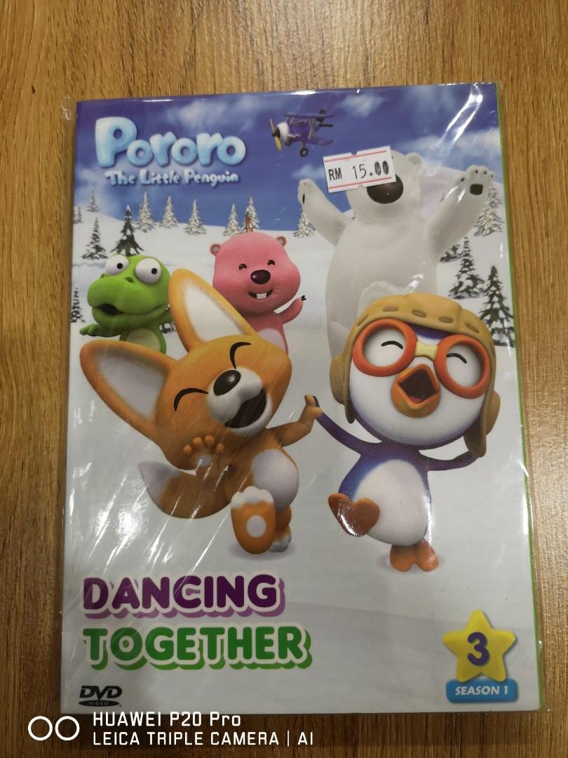 9xPororo The Little Penguin (DVD) (RM80), Babies & Kids, Bathing ...