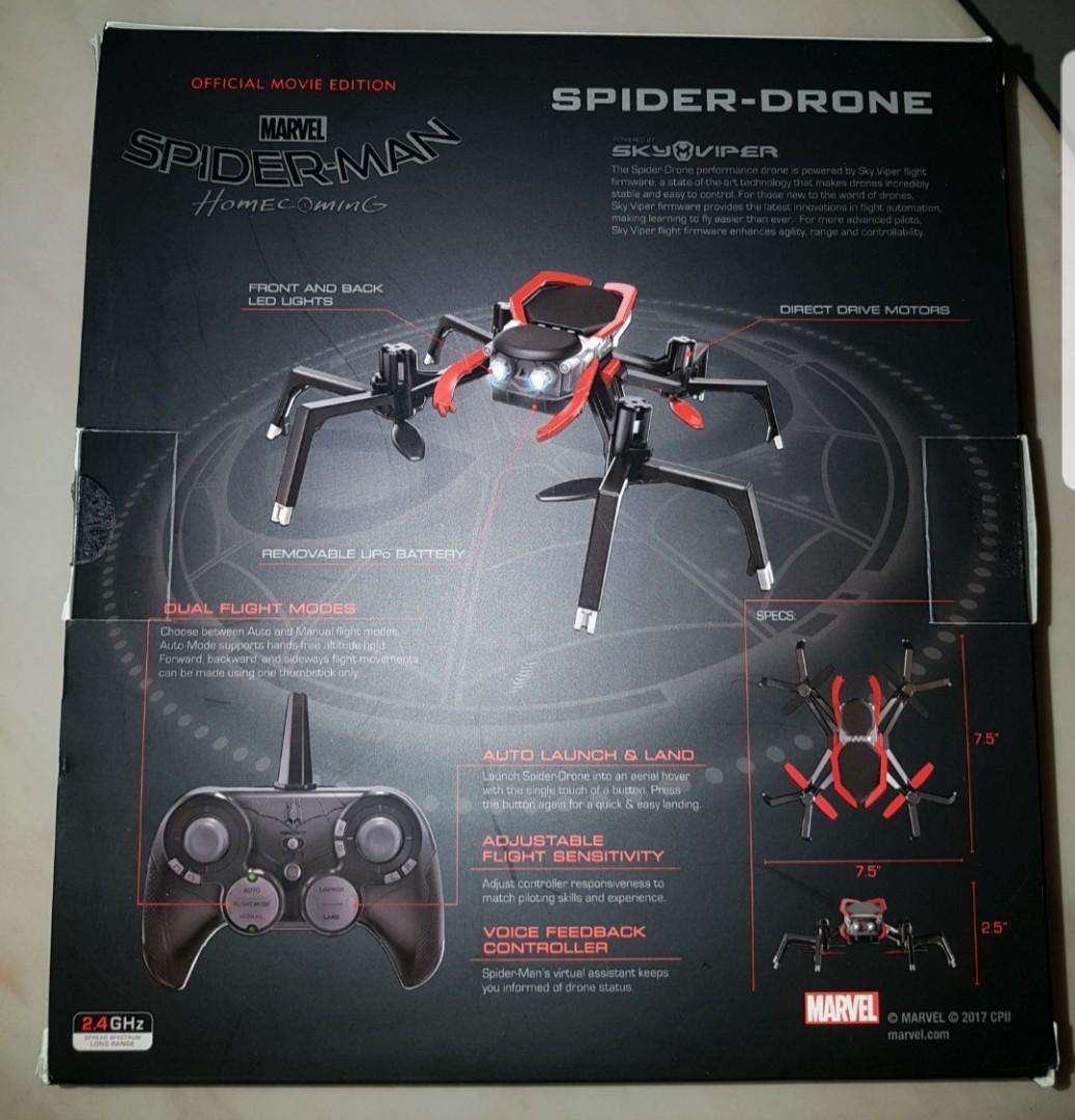 spider-man drone, Hobbies & Toys, Toys & Games on Carousell