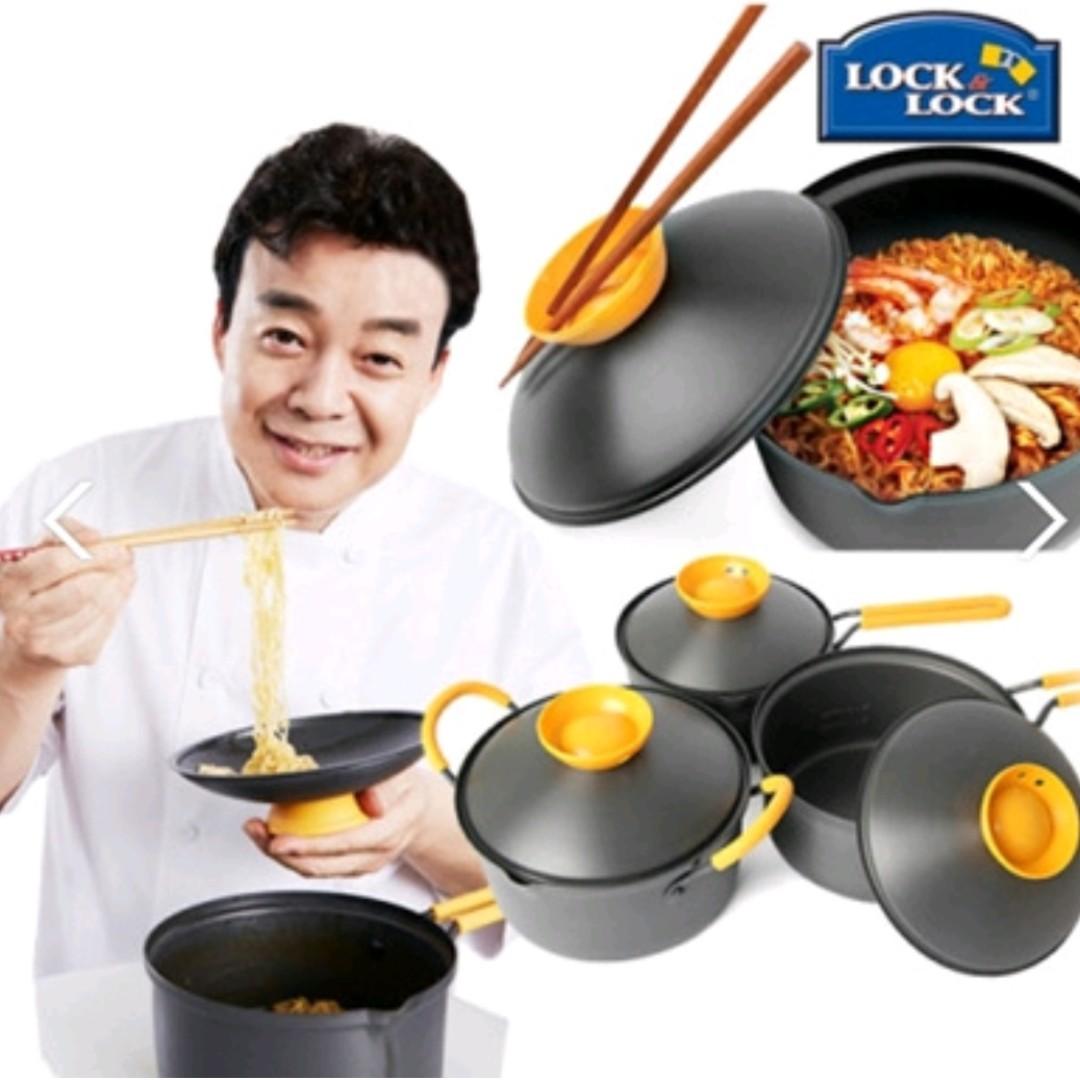 Teacher-Baek's Lock & Lock Speed Cook Ramen Pot, Furniture & Home ...