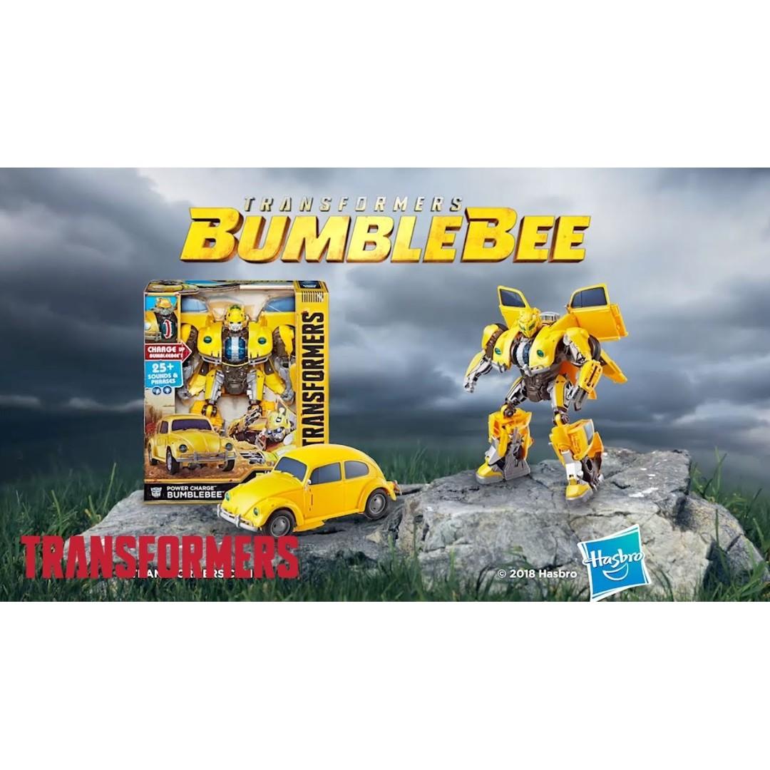 Transformers: Bumblebee Movie: Power Charge Bumblebee Action Figure ...