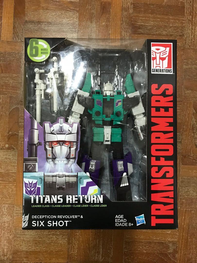 Transformers Titans Return Deception Sixshot & Revolver, Hobbies & Toys ...