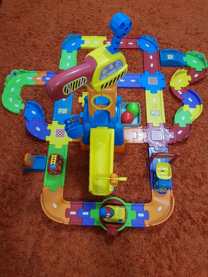 VTech Go! Smart Wheels Construction Playset, Includes 3 Vehicles ...