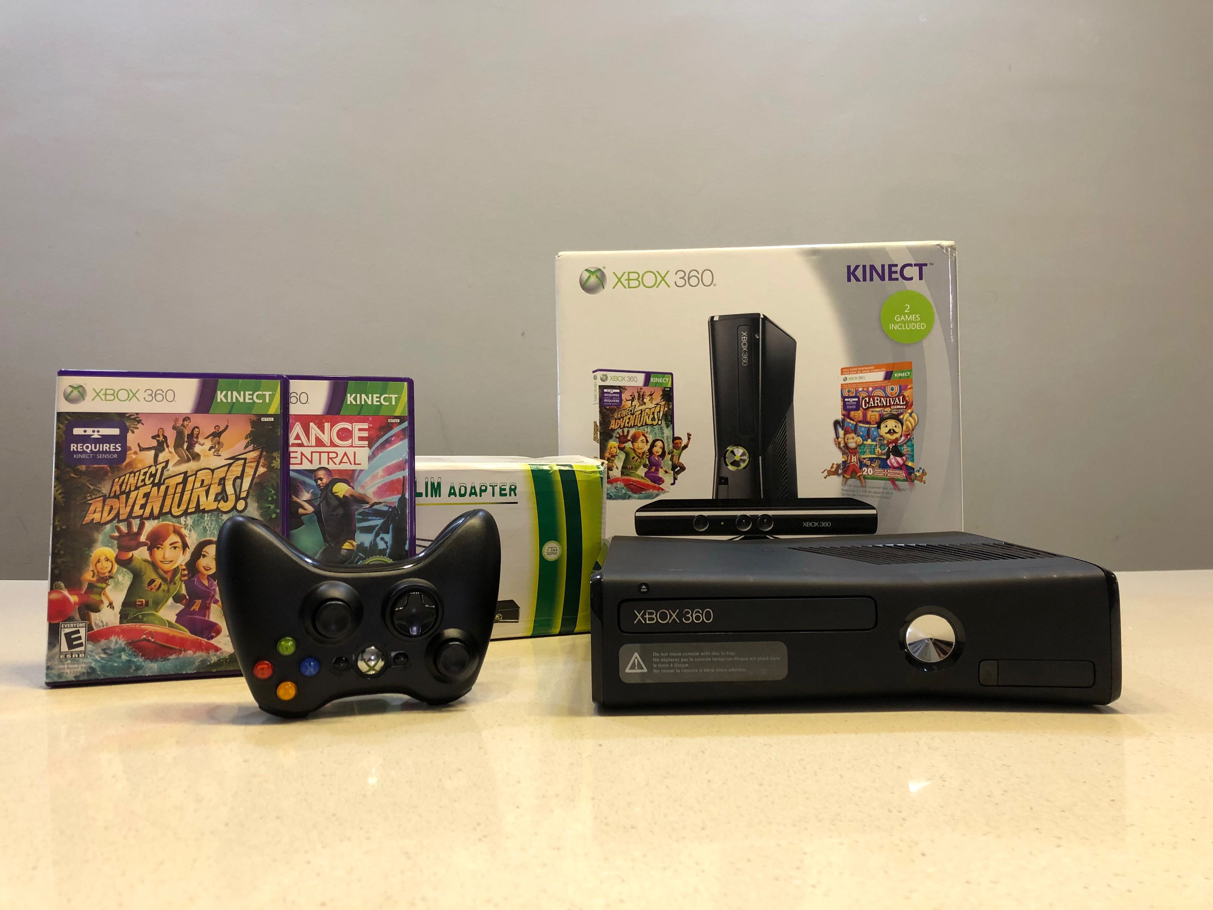 Xbox 360 - 250 GB with 2 games, Video Gaming, Video Game Consoles, Xbox ...