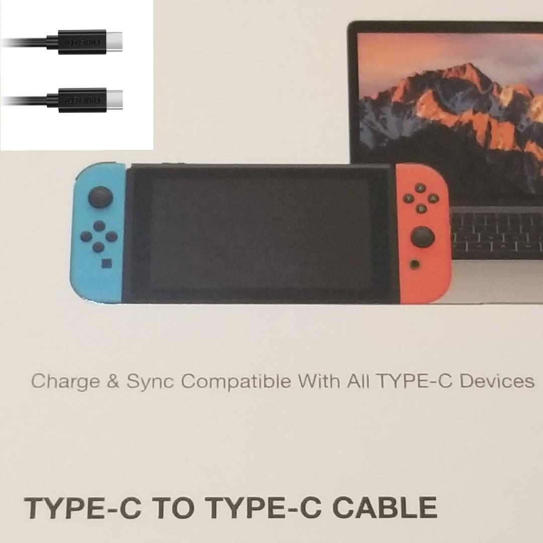 原裝 1米 3.3ft/1m USB Type C M to TypeC C2C Cable Switch PD 充電線, 手提電話, 電話及 ...