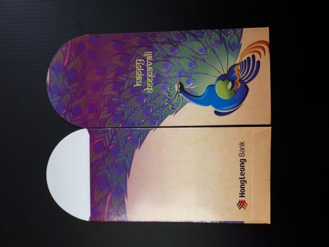 Angpao packet sampul duit deepavali Hong LEong bank, Hobbies & Toys ...